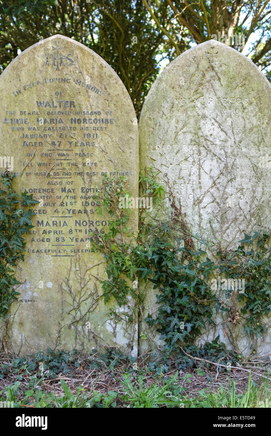 Tombs at Higher Cemetery of Exeter, England, UK Stock Photo - Alamy