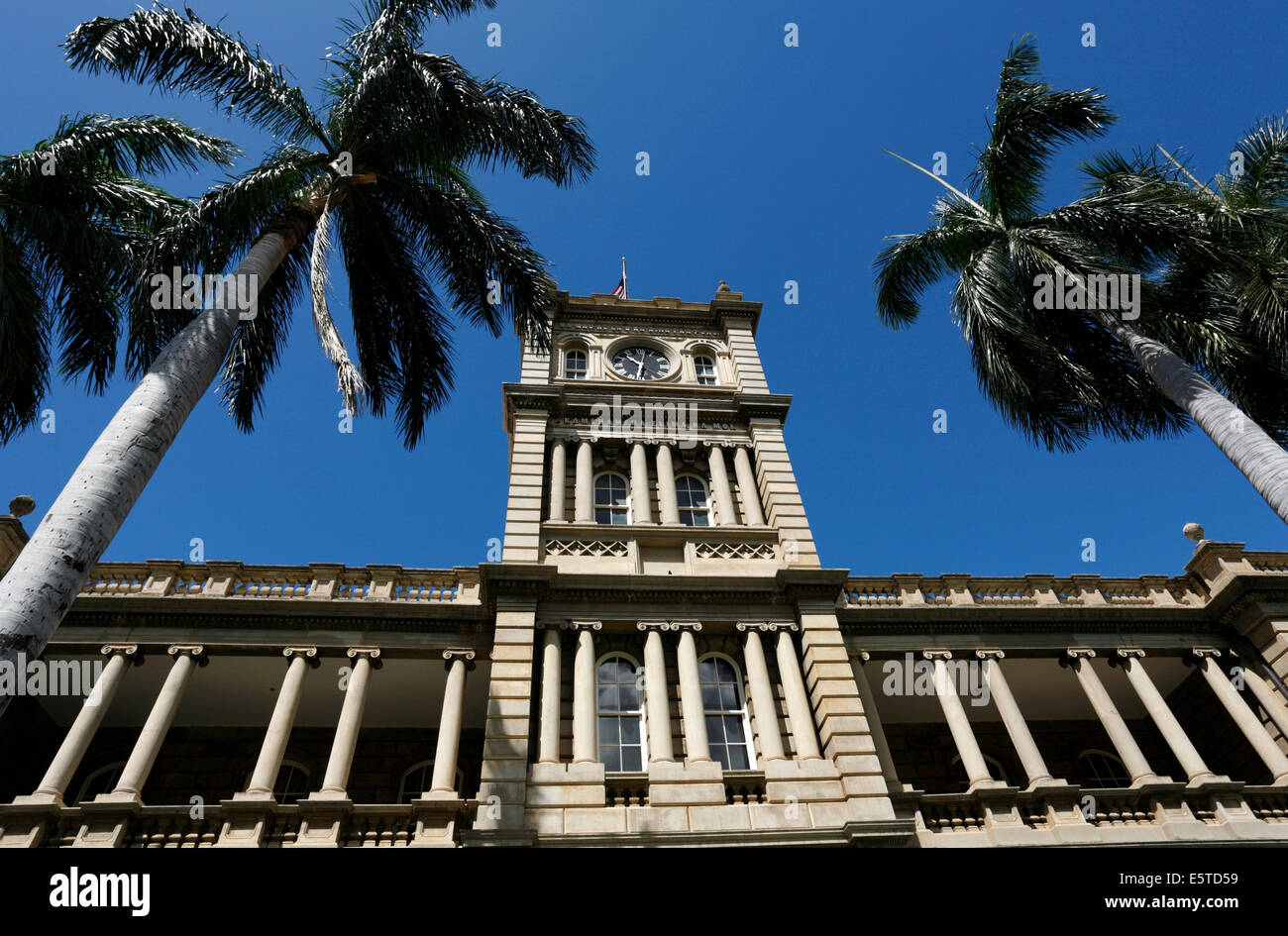 HONOLULU, HAWAII, 3rd August, 2014. Aliiolani Hale building, where the ...