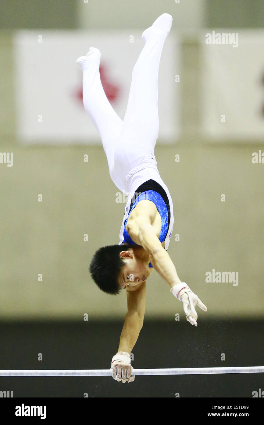 Yoyogi 1st Gymnasium, Tokyo, Japan. 4th Aug, 2014. Tatsuki Tanaka ...