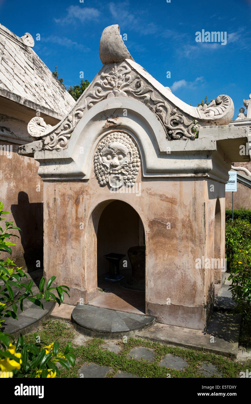 Yogyakarta, Java, Indonesia. Hindu Deity Kala on Guard Building ...