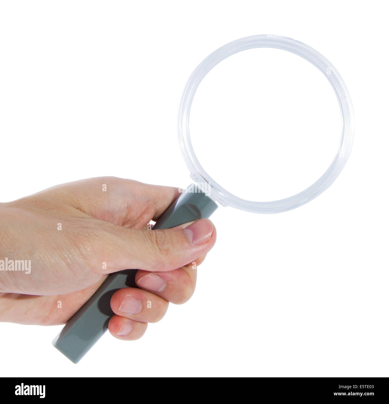 Magnifying glass searching people hi-res stock photography and images ...