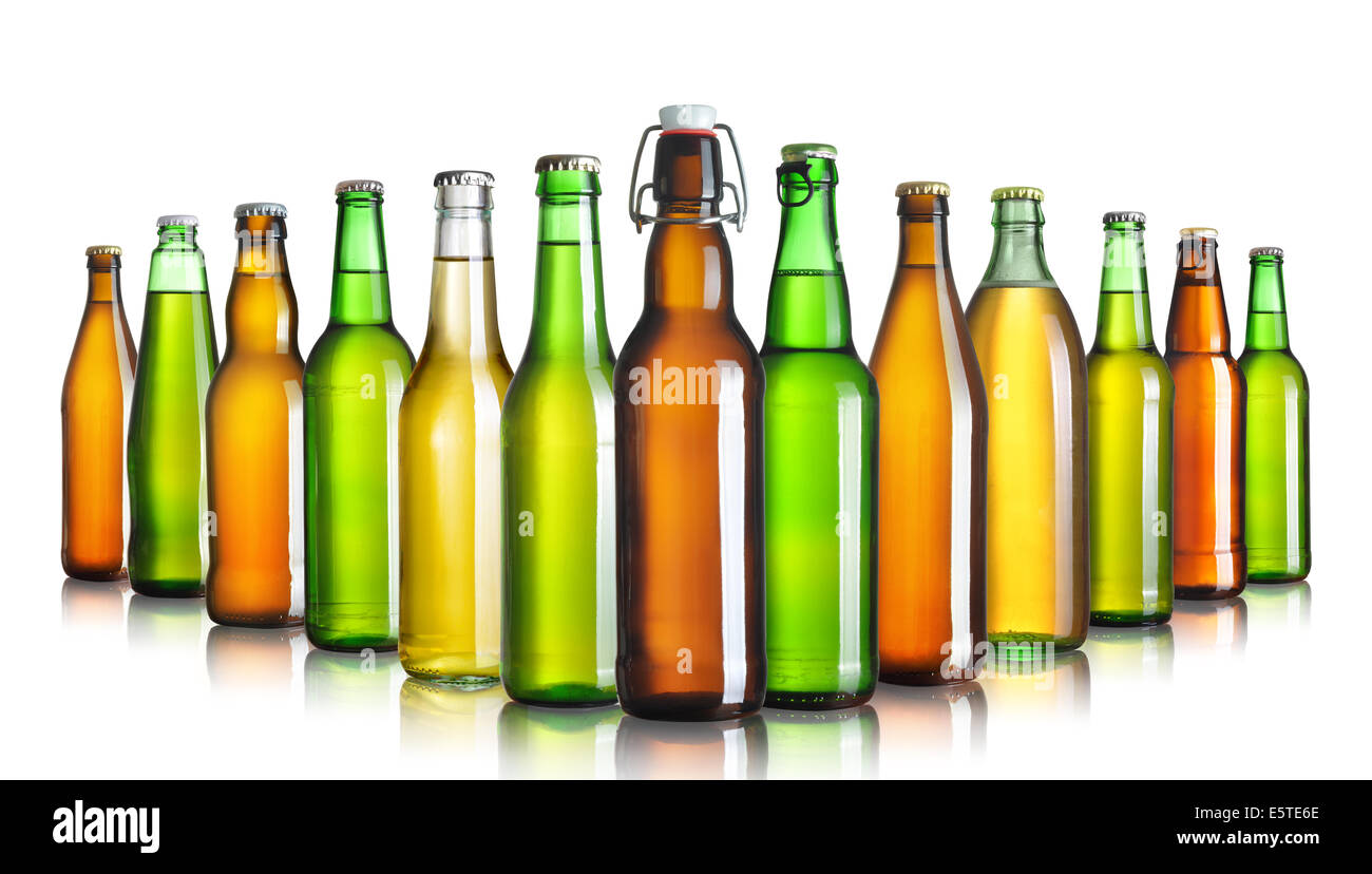 Beer bottles blank labels hi-res stock photography and images - Alamy