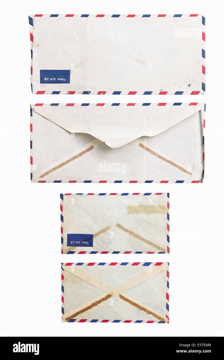 Old envelope front isolated hi-res stock photography and images - Alamy