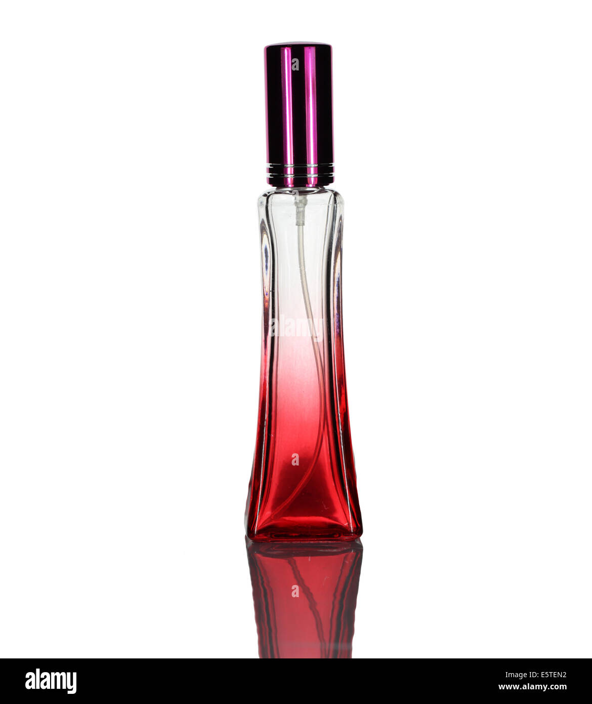 New perfume bottles that are not in use isolated on white background ...