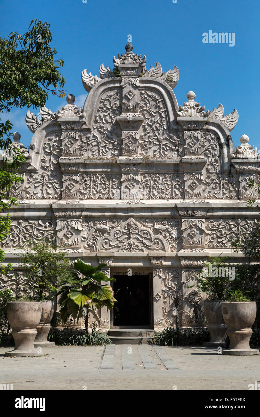 Yogyakarta, Java, Indonesia. Javanese-Hindu Floral Decorations on the ...