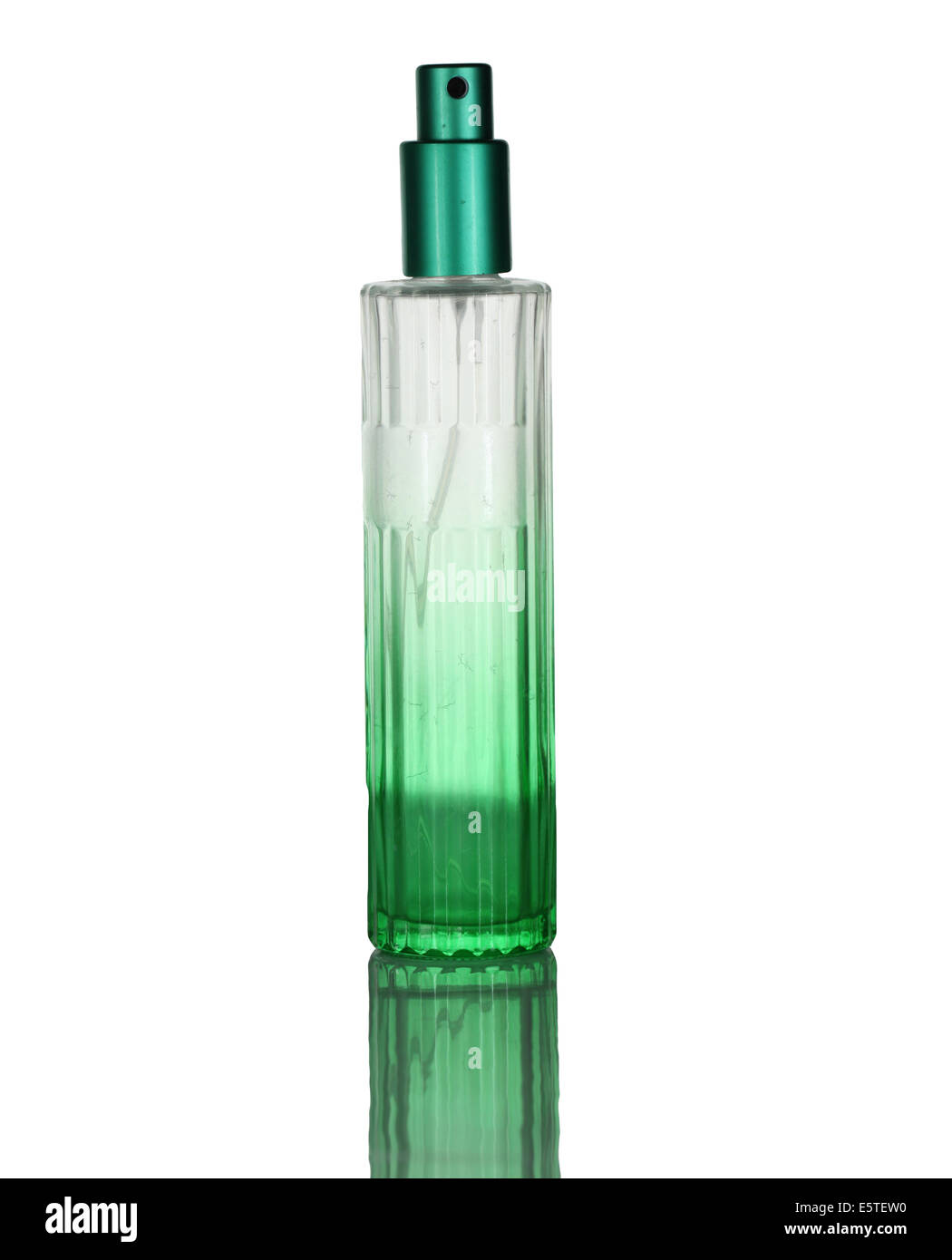 New perfume bottles that are not in use isolated on white background ...