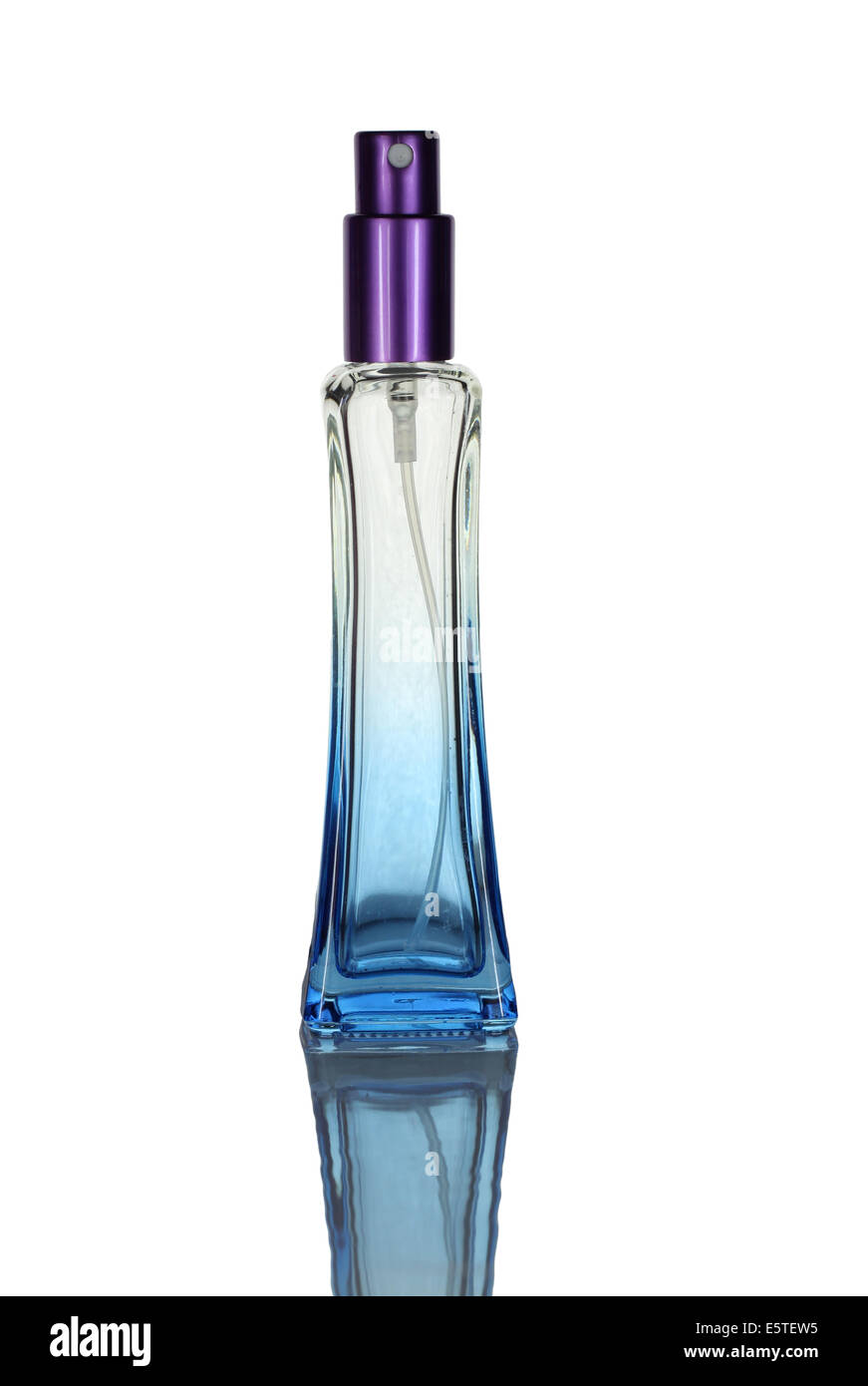 New perfume bottles that are not in use isolated on white background ...