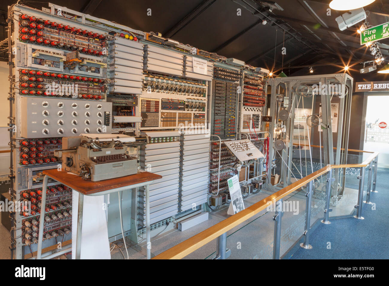 England, Buckinghamshire, Bletchley, Bletchley Park, Colossus Computer ...