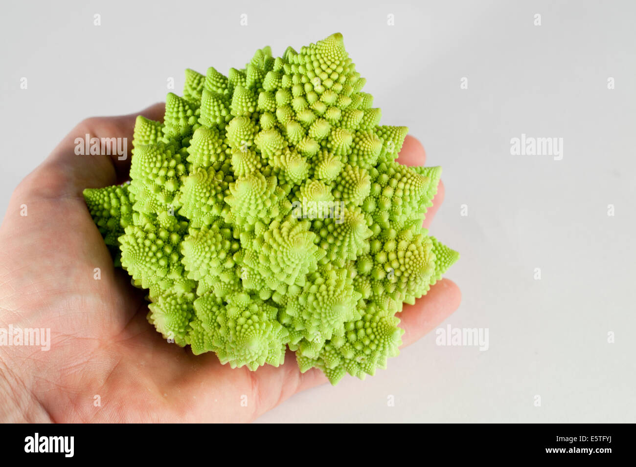 fresh Romanesco vegetable Stock Photo - Alamy