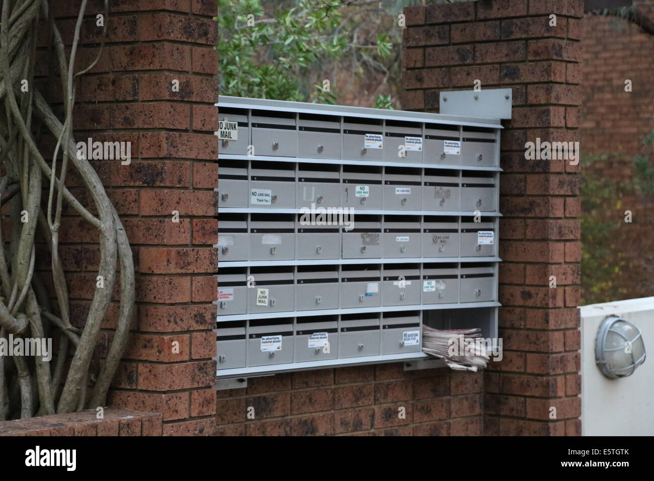 Letterboxes in Sydney, Australia Stock Photo - Alamy