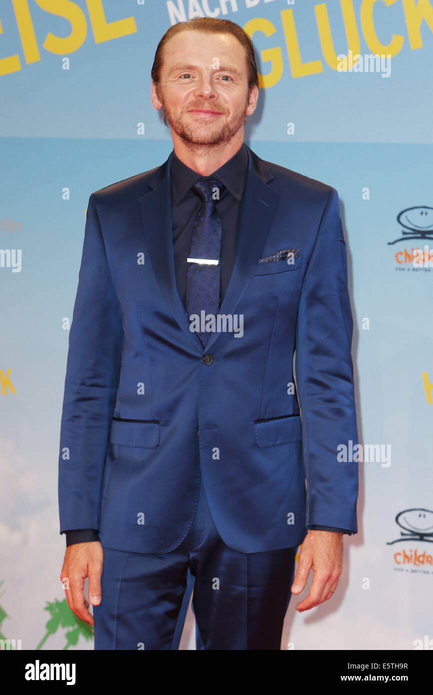 Berlin, Germany. 5th Aug, 2014. Actor Simon Pegg attends the Premiere ...