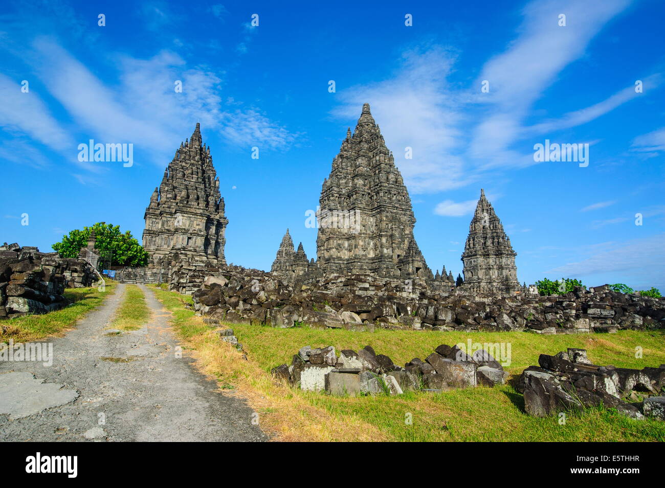 The Prambanan Temple complex, UNESCO World Heritage Site, Java ...