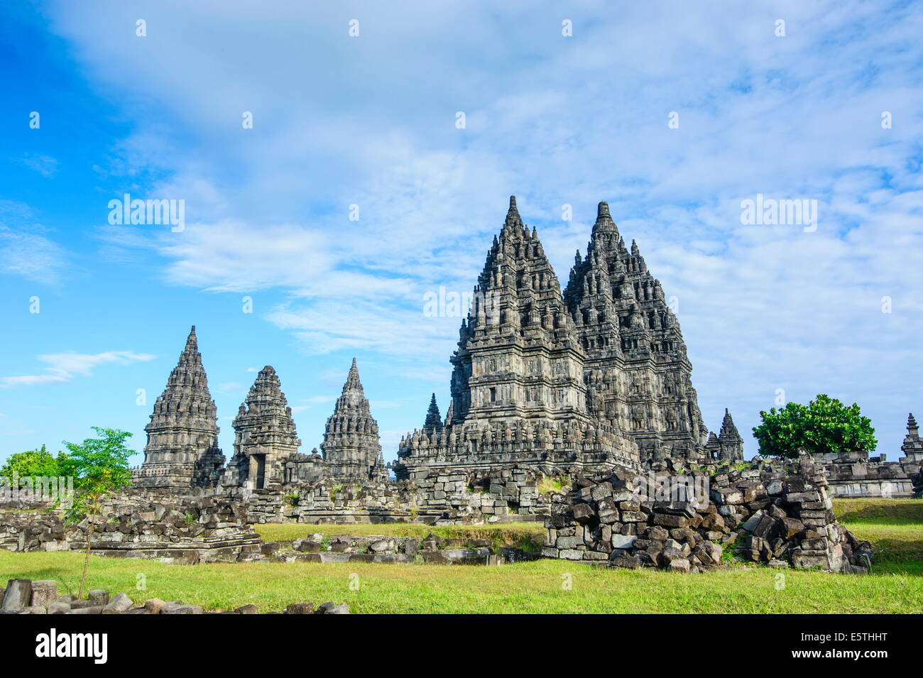 The Prambanan Temple complex, UNESCO World Heritage Site, Java ...