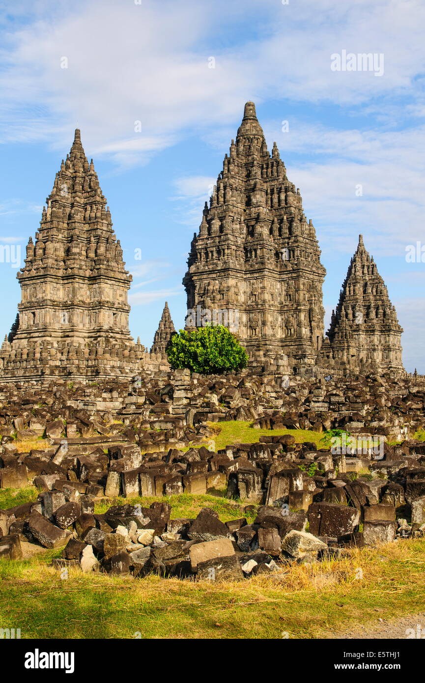 The Prambanan Temple complex, UNESCO World Heritage Site, Java ...