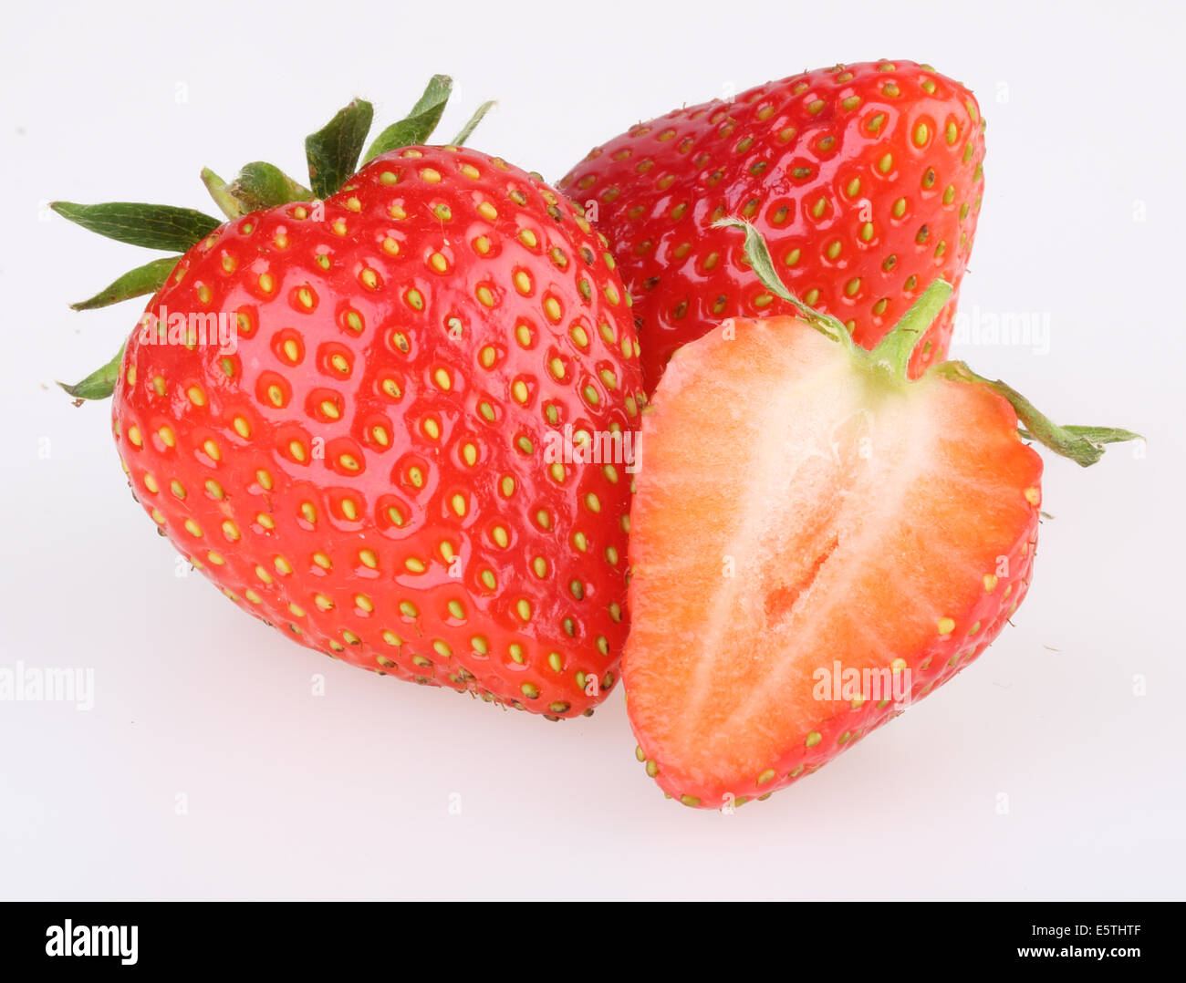 GROUP OF FRESH STRAWBERRIES Stock Photo - Alamy