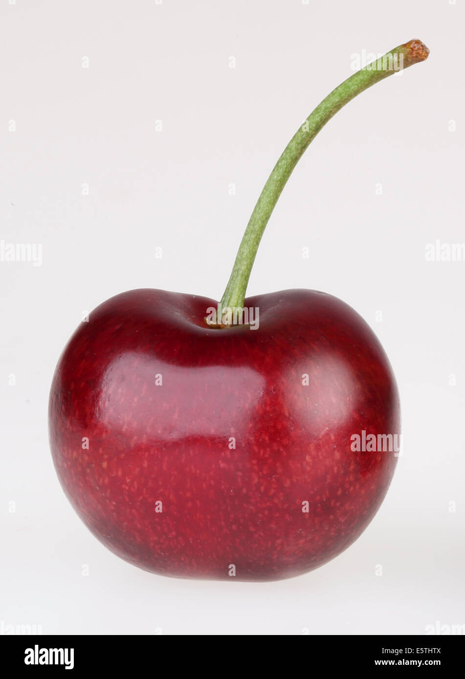 TWO DARK CHERRIES Stock Photo - Alamy