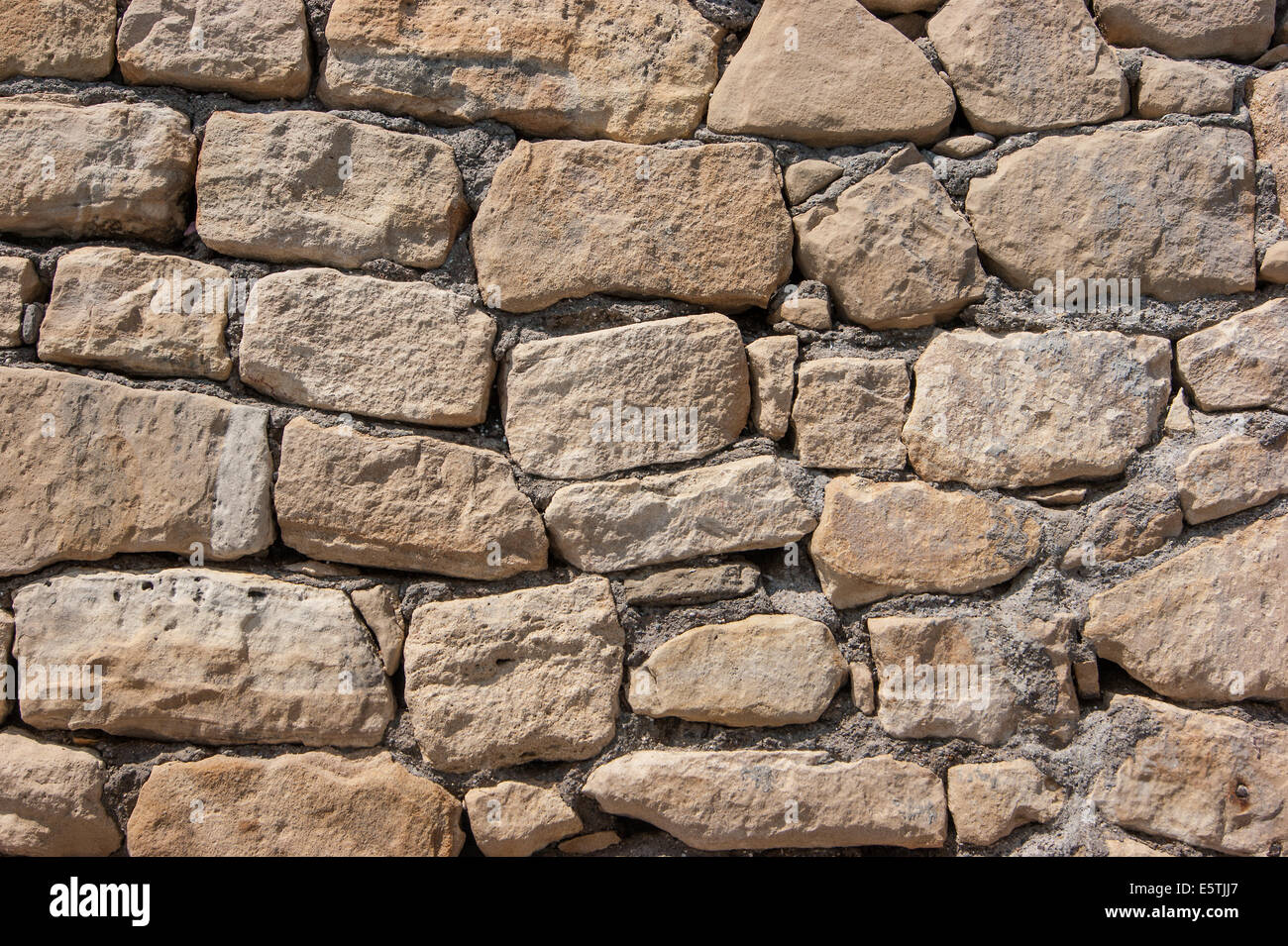stone wall of large stones Stock Photo - Alamy