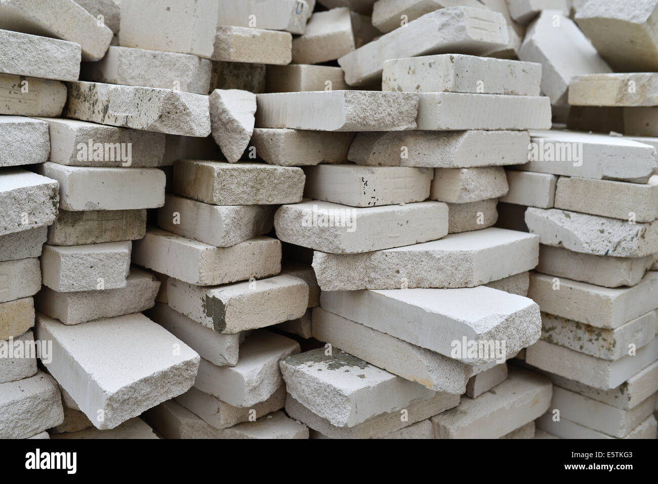 white bricks stack Stock Photo - Alamy