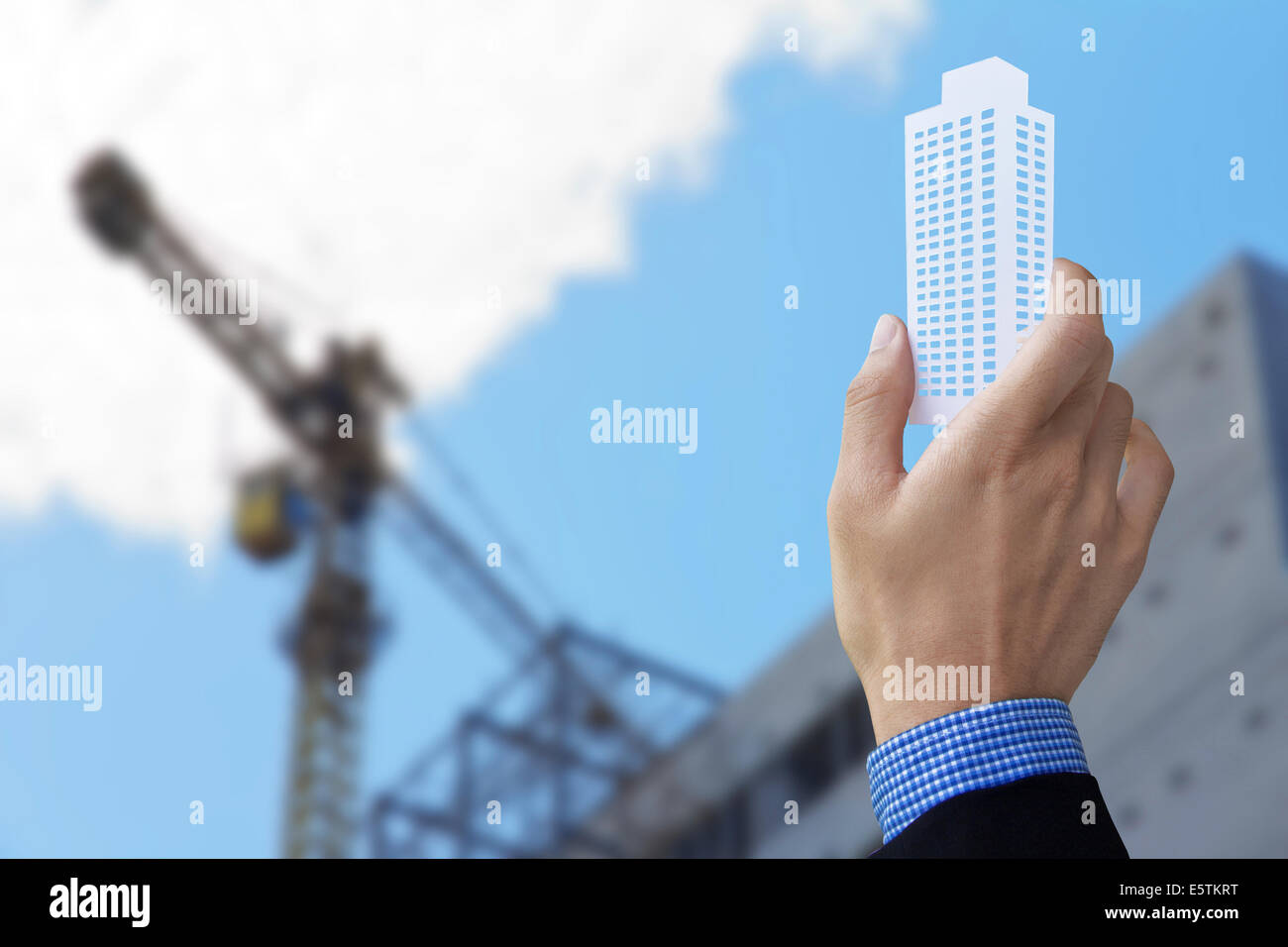 Concept image of My building Stock Photo - Alamy