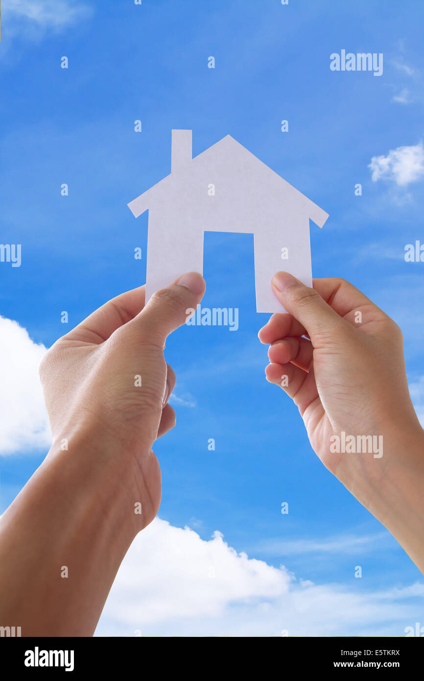 Concept image of Make our home, your home Stock Photo - Alamy