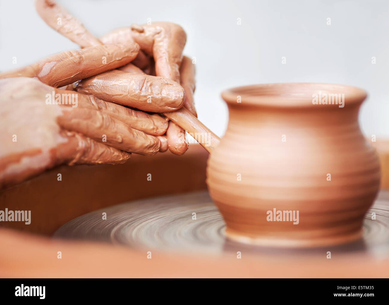 Pottery workshop woman teacher on hi-res stock photography and images ...