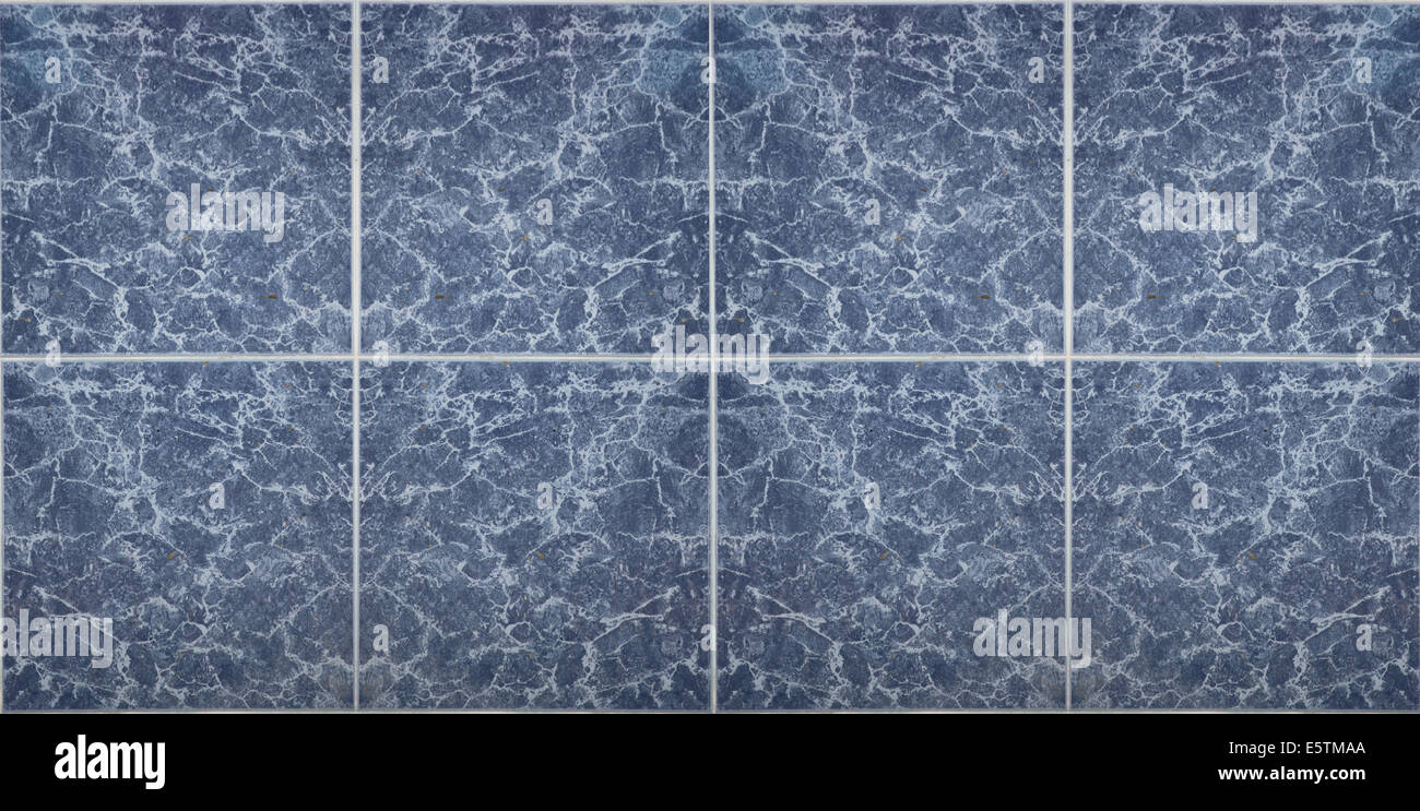 Blue patterned floor tiles for the interior Stock Photo - Alamy