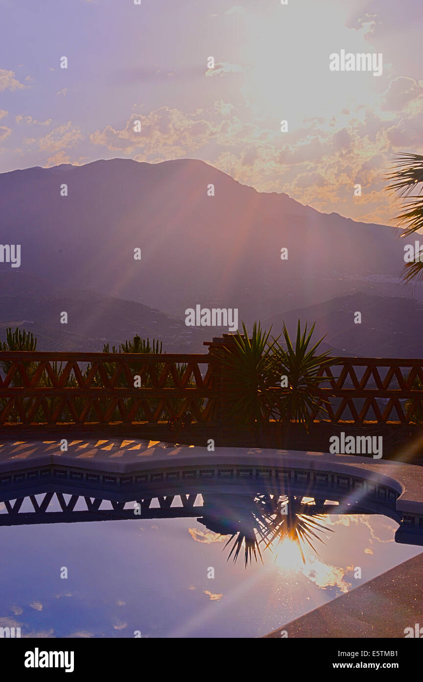 coffee by the pool, sunrise viewpoint, sunrise, sunrise pool, water ...