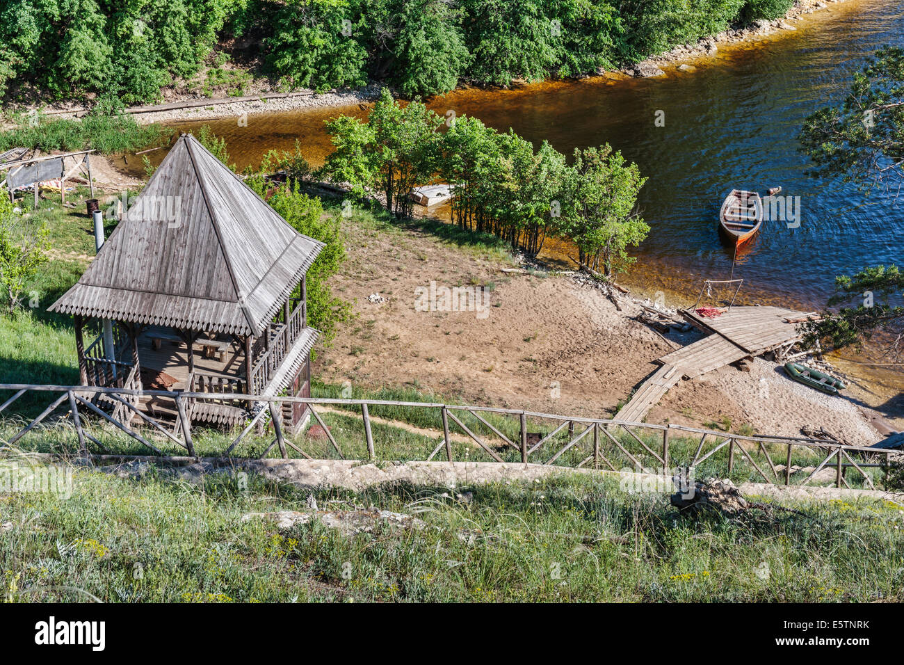 view of the river bay Stock Photo - Alamy