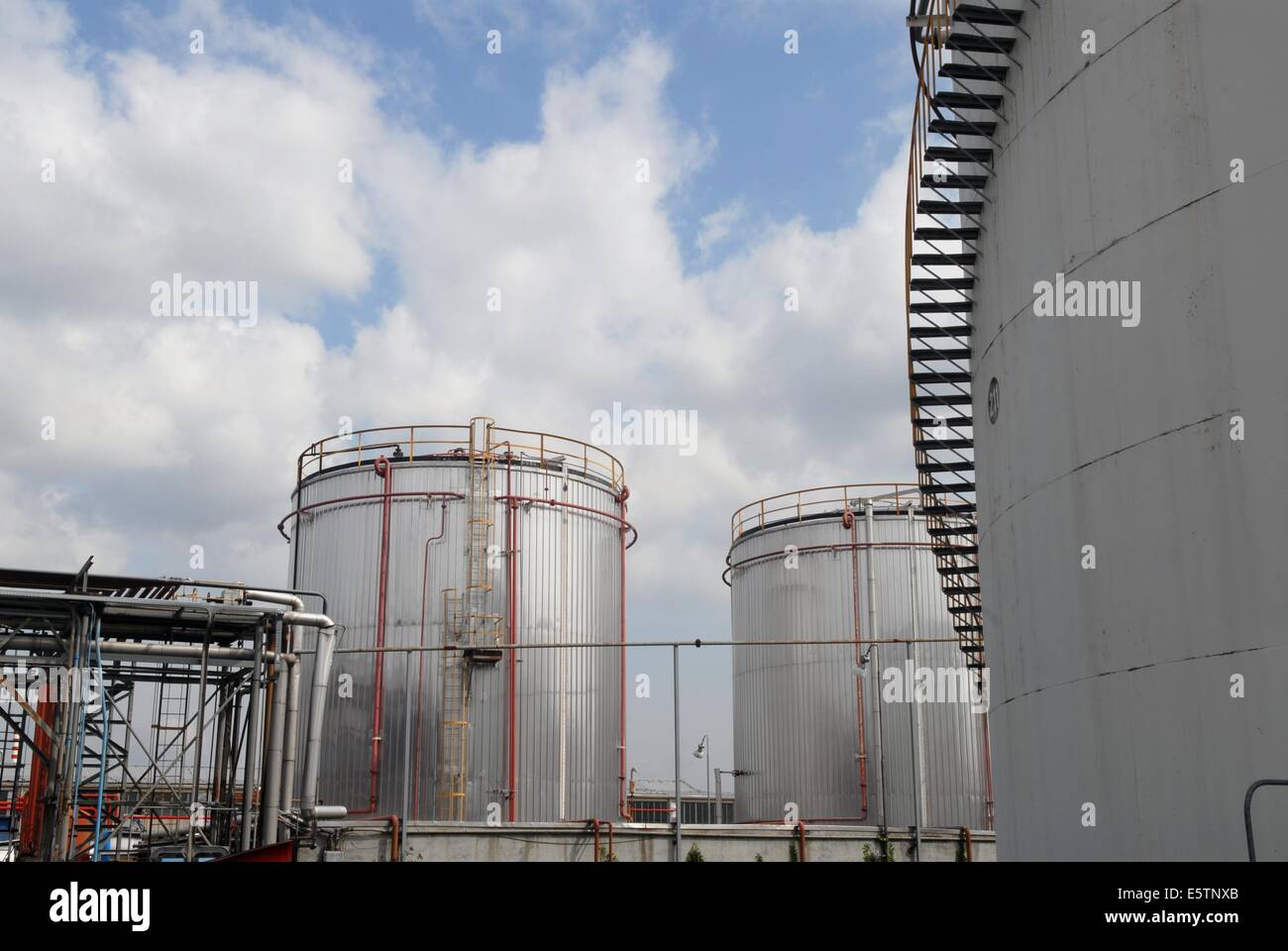 Italy, refinery for the production of biodiesel ecological fuel Stock ...