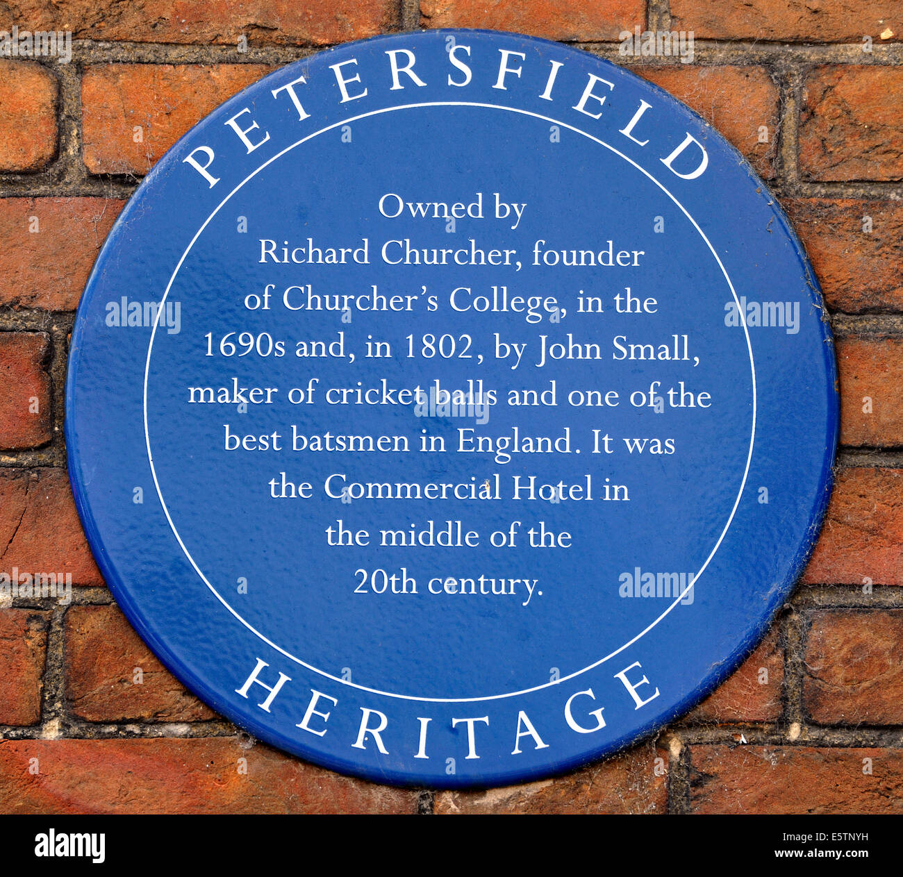 Blue plaque at Square House, The Square, Petersfield, Hampshire ...