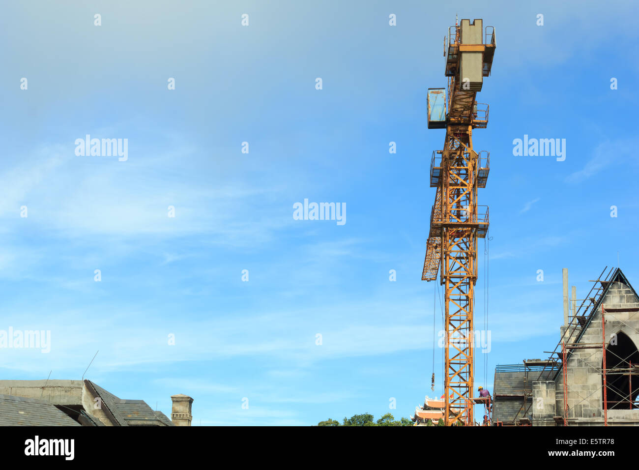 Loader lifting cranes hi-res stock photography and images - Alamy
