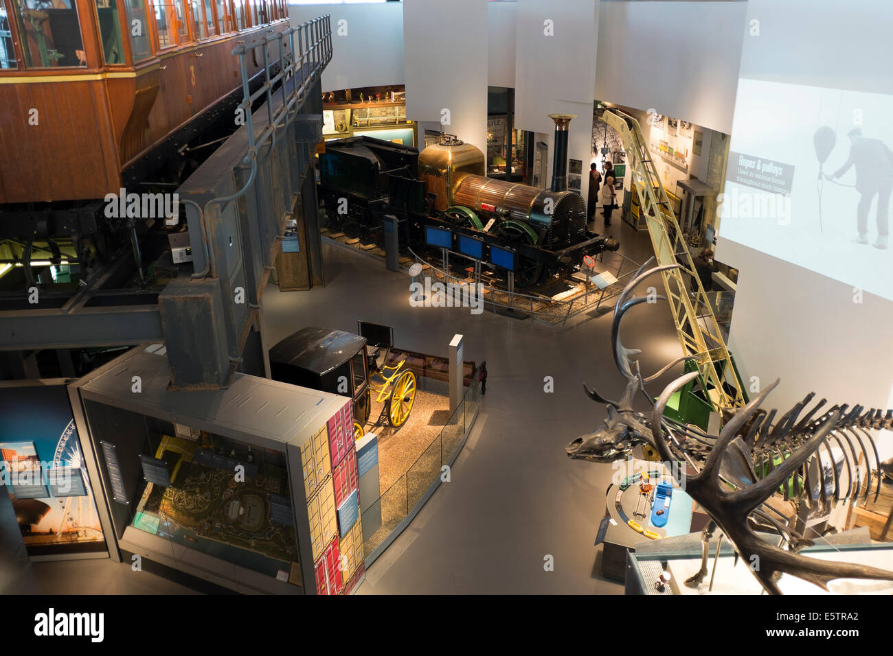 Interior of Museum of Liverpool Life UK United Kingdom England Great ...