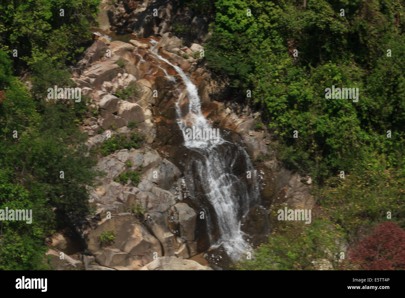 Waterfall high angle Stock Photo - Alamy
