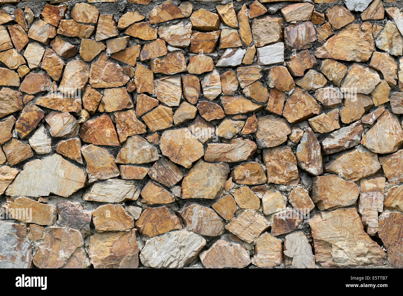 Brown stone wall for background Stock Photo - Alamy