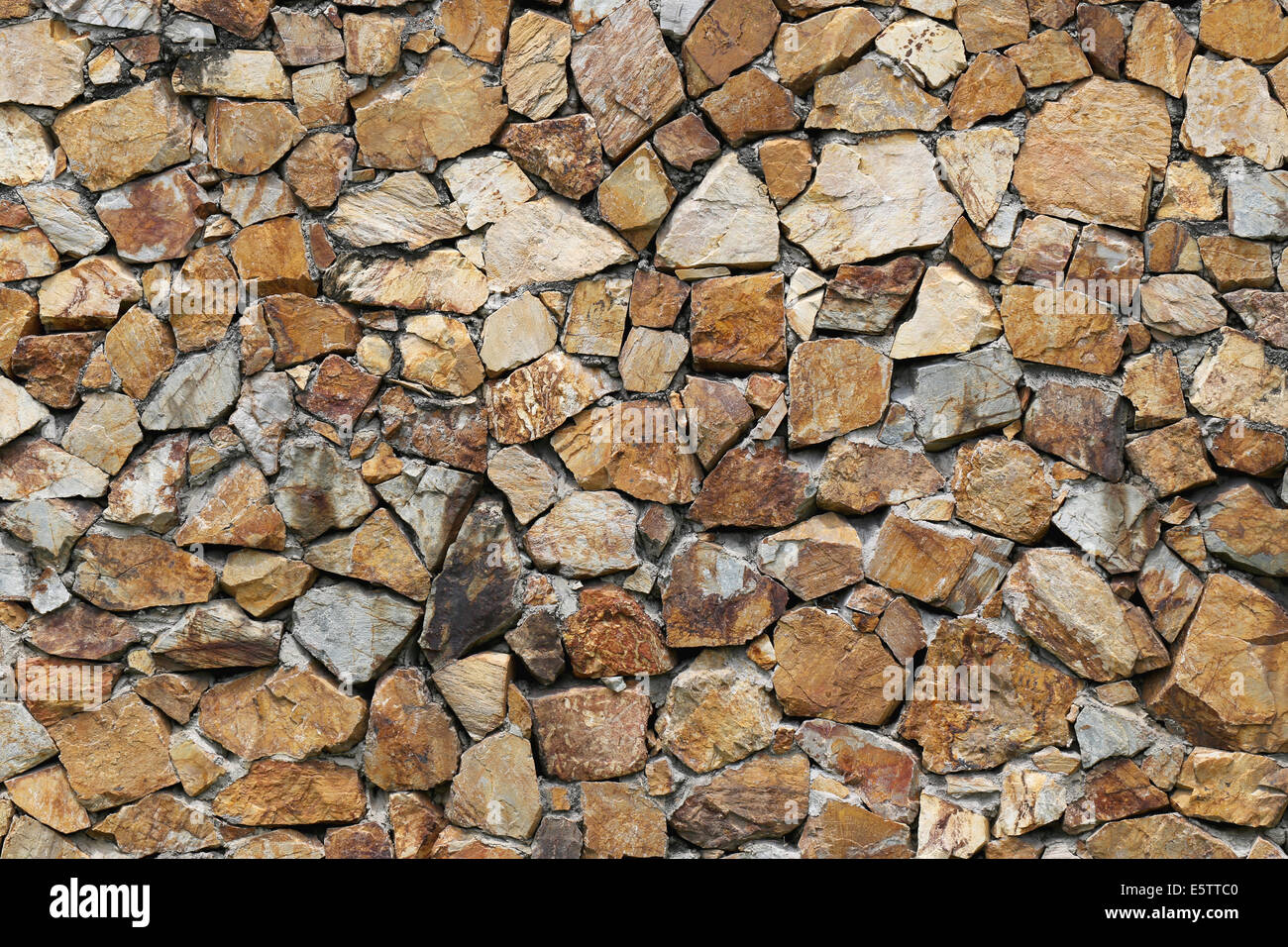 Brown stone wall for background Stock Photo - Alamy