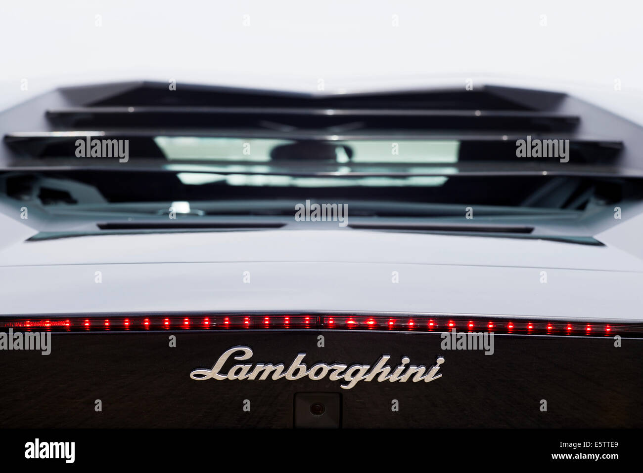 Lamborghini rear end abstract. Italian super car Stock Photo - Alamy