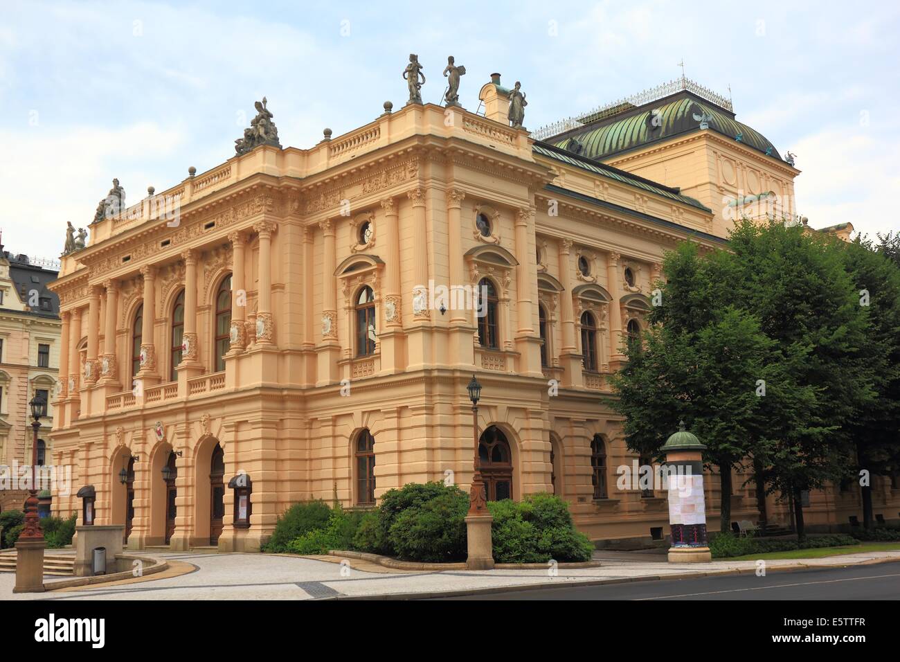 The F. X. Salda theatre in Liberec Stock Photo - Alamy