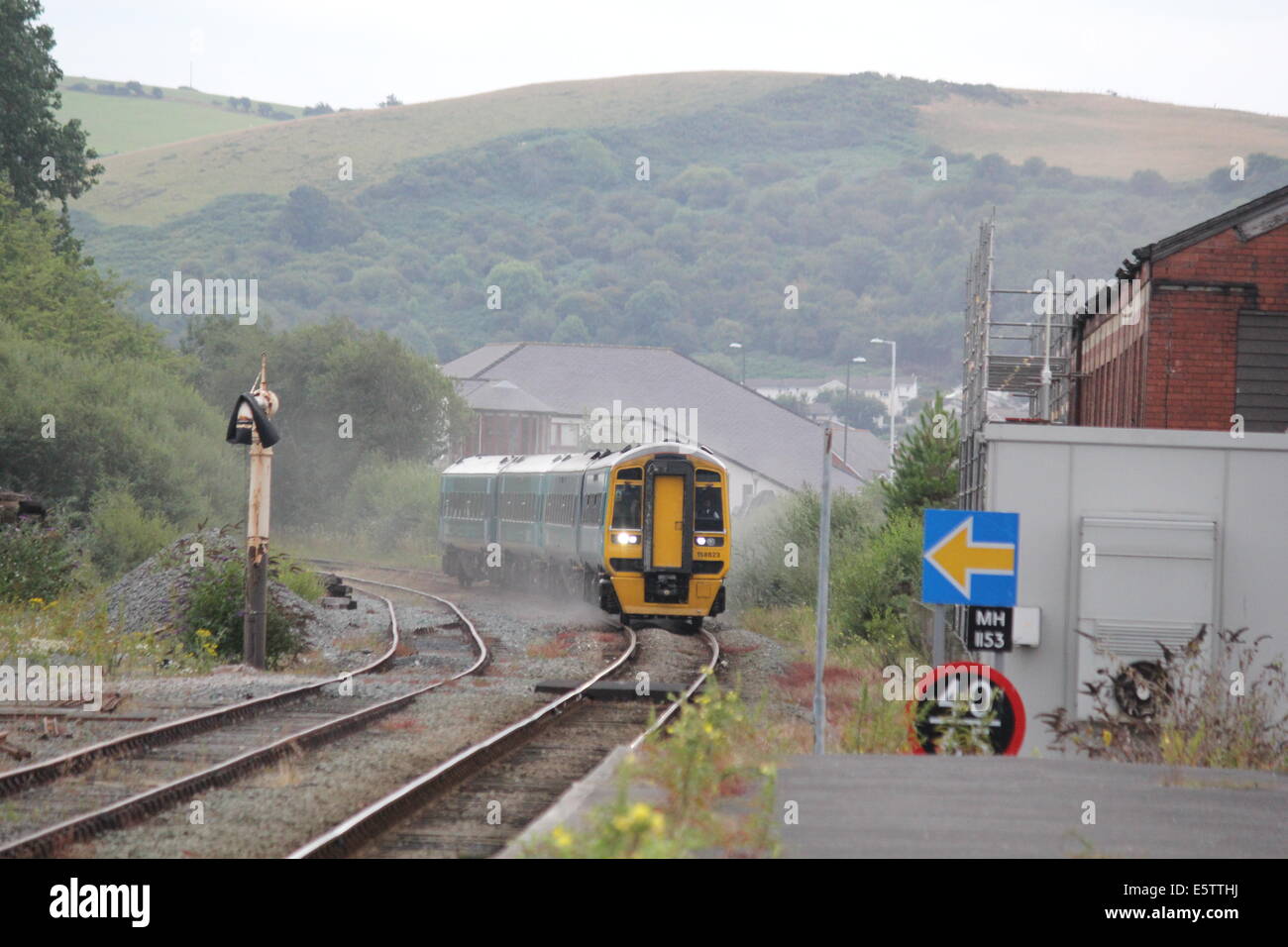 Cambrian coast railway line hi-res stock photography and images - Alamy