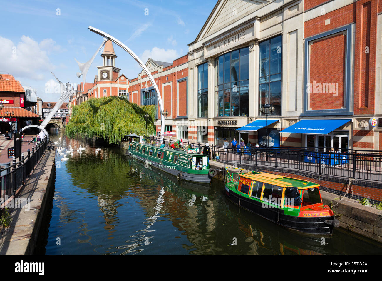 "Empowerment" Sculpture over the River Witham by the Waterside shopping ...