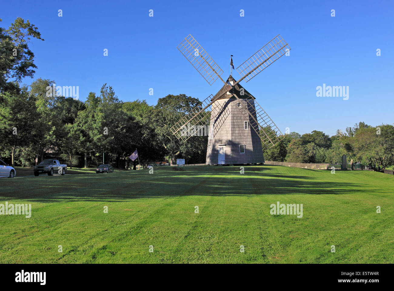 Old Hook Windmill East Hampton Long Island New York Stock Photo - Alamy