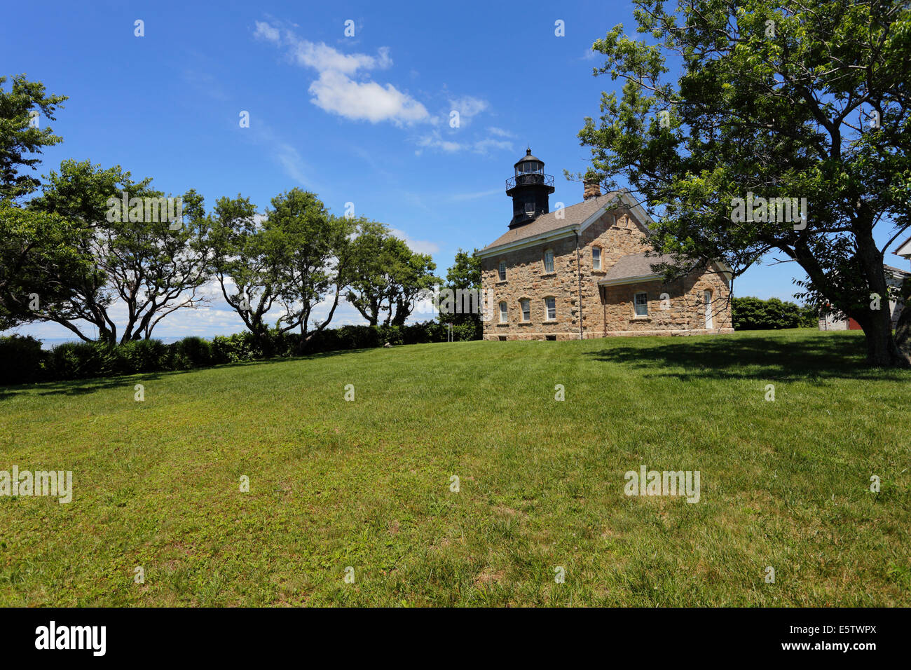 Old Field Lighthouse Long Island New York Stock Photo - Alamy