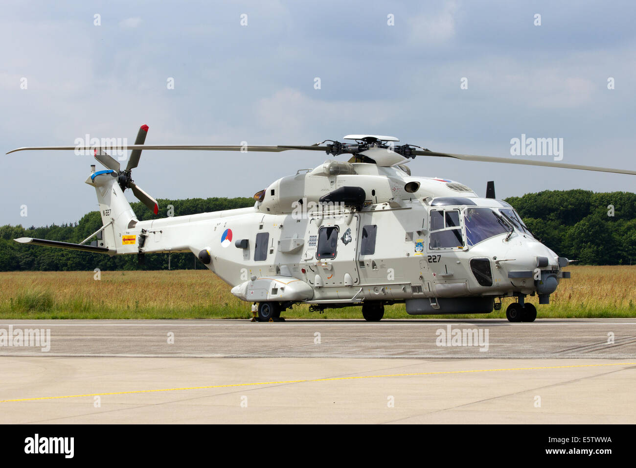 New Dutch Navy NH 90 helicopter on display at the Royal Netherlands Air ...