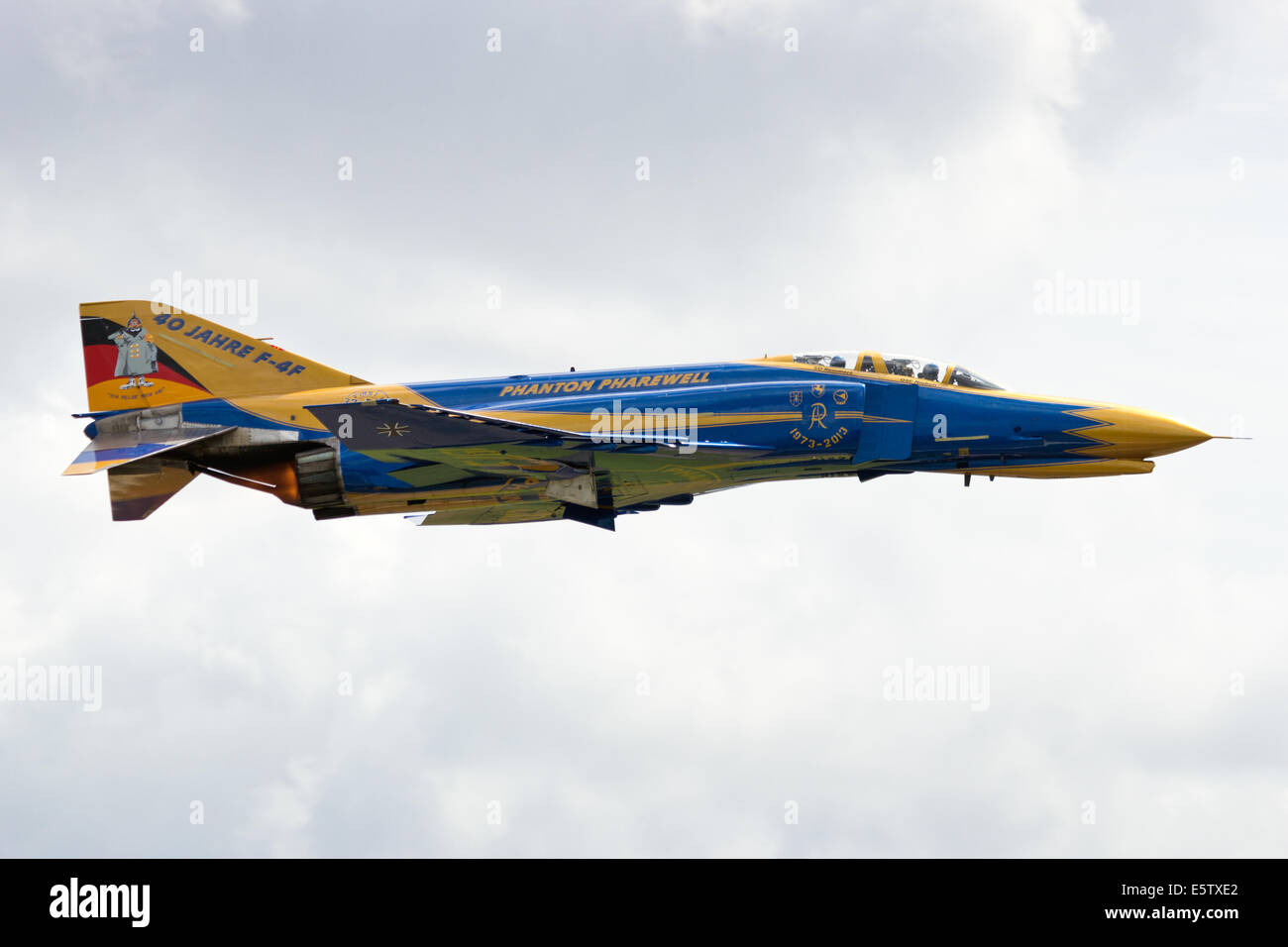 German F-4 Phantom on it's last flight before decommisioned on June 29 ...