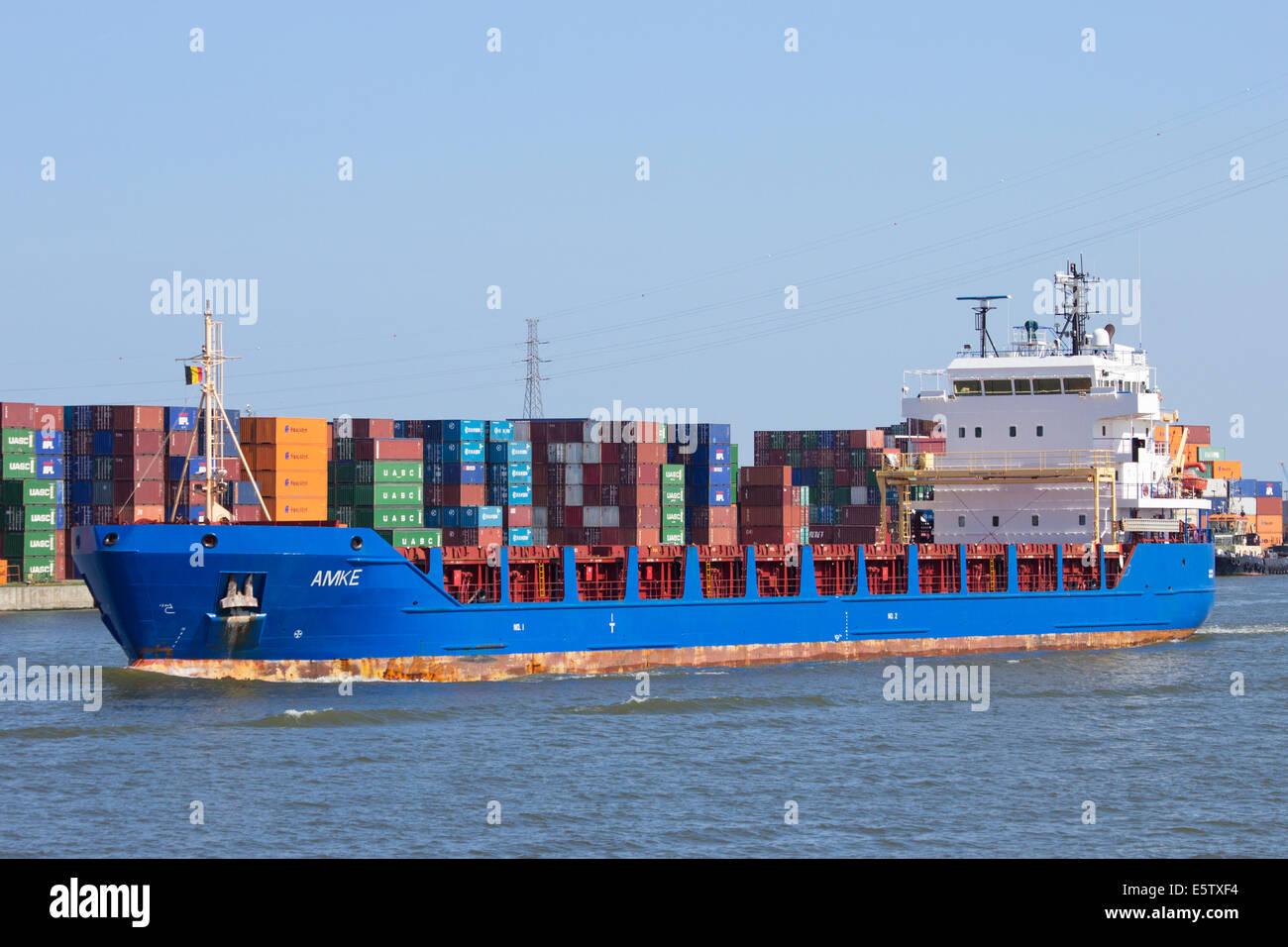 Transport ship antwerp commercial hi-res stock photography and images ...