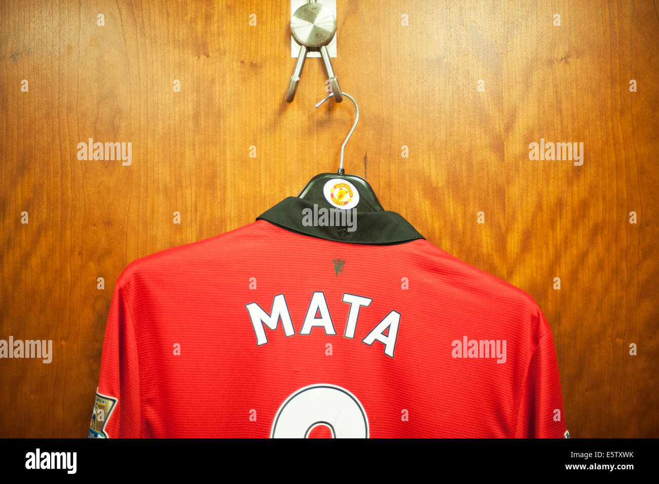 Manchester united dressing room hi-res stock photography and images - Alamy