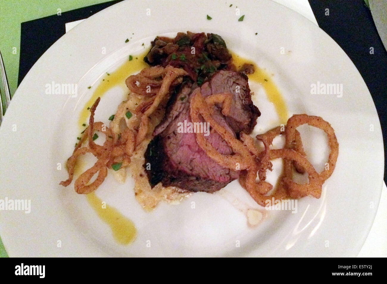 Santa Barbara County, CA, USA. 2nd Aug, 2014. Oakgrilled filet mignon ...
