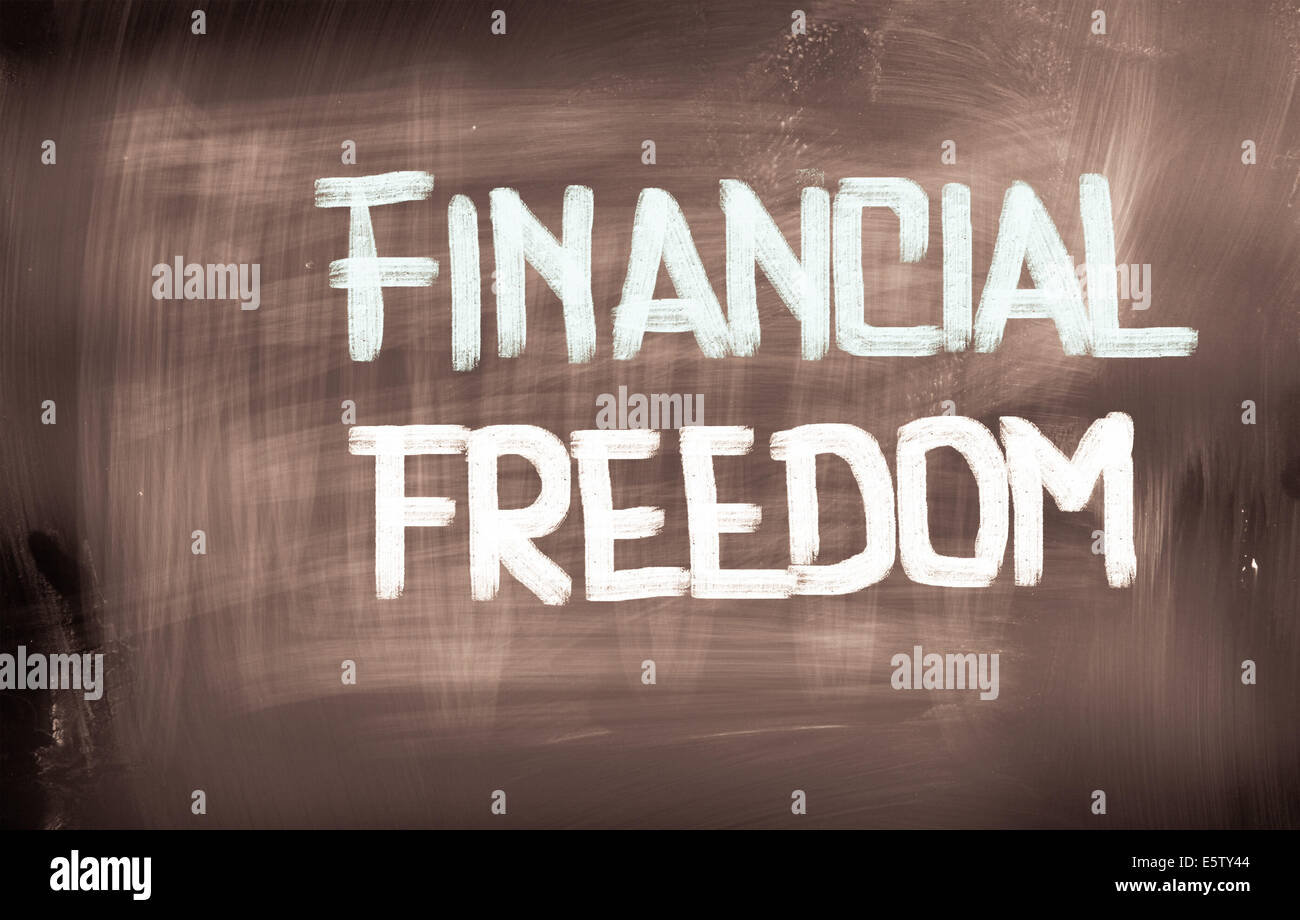Financial Freedom Concept Stock Photo - Alamy