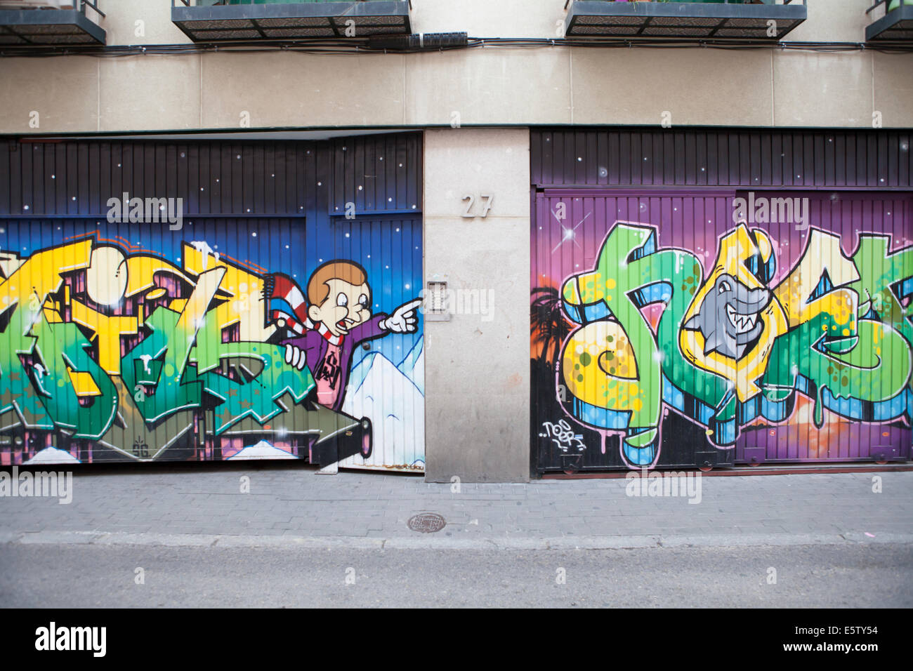 Chueca suburb of Madrid Spain Stock Photo - Alamy