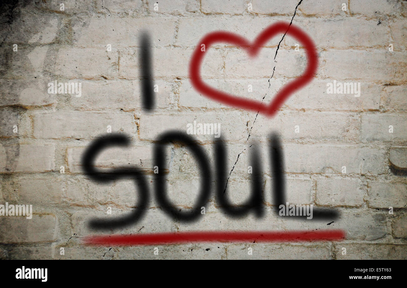 I Love Soul Concept Stock Photo - Alamy