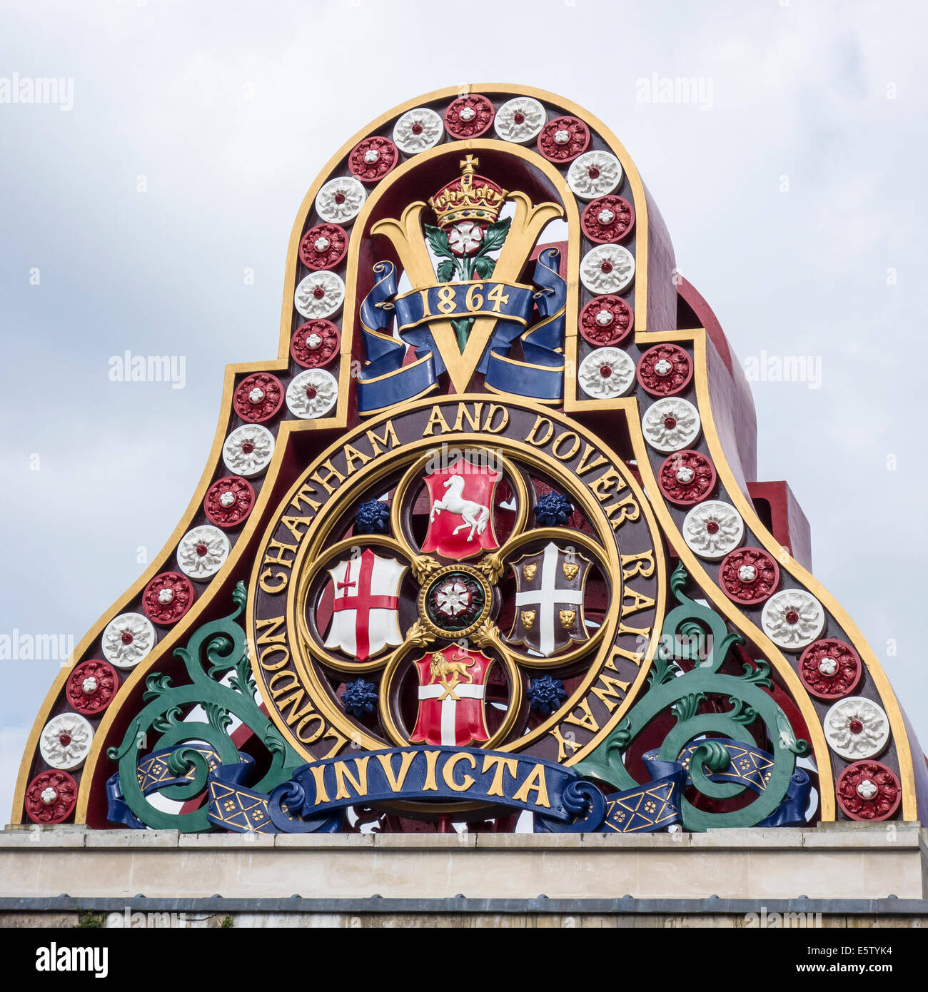 Chatham dover railway logo hi-res stock photography and images - Alamy